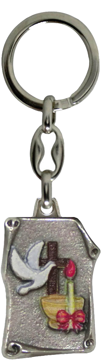 UV Confirmation Key Ring, Gold – Lumen Mundi